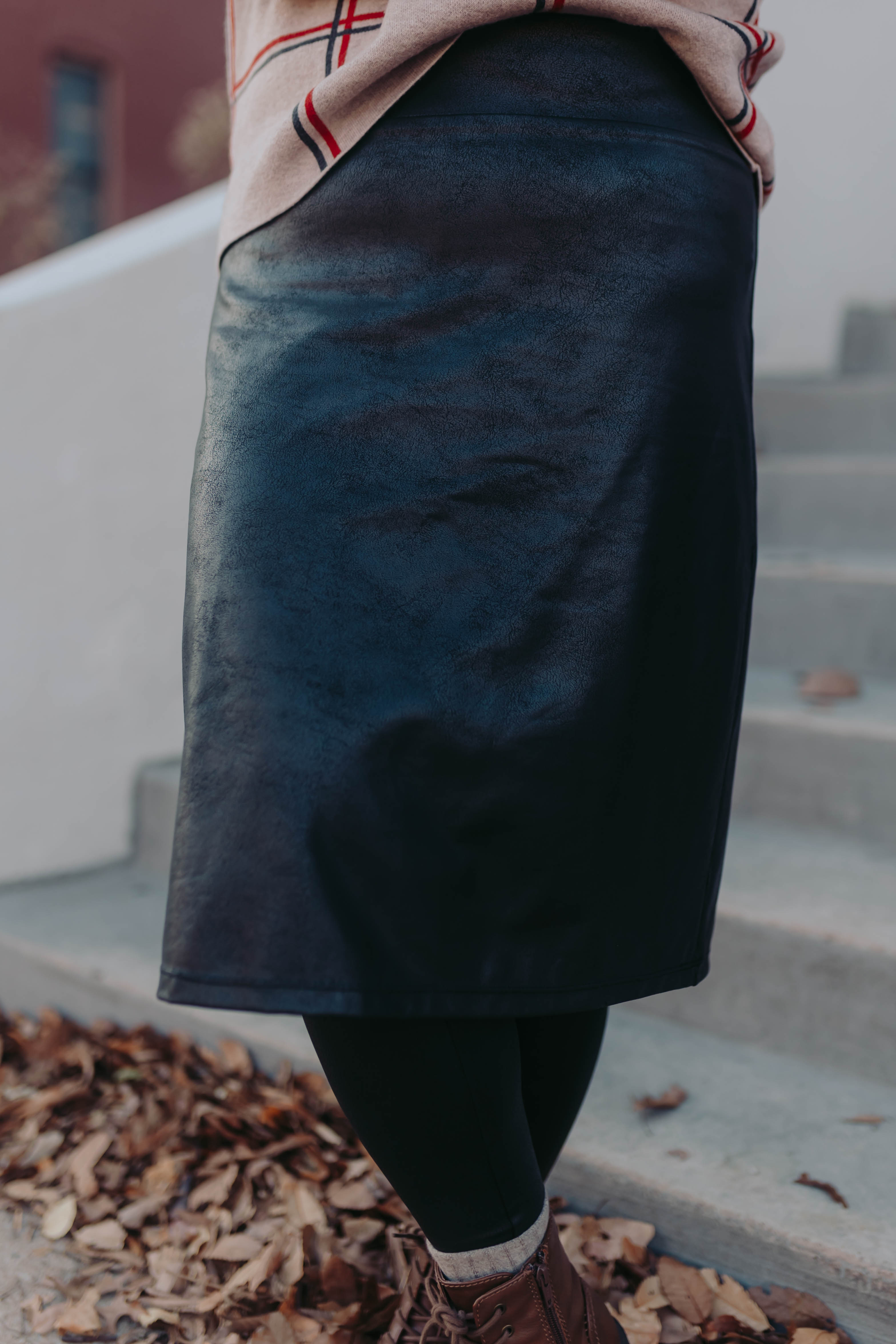 Faux Leather Lifestyle Skirt – MOD Lifewear
